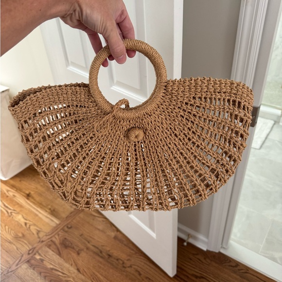 Lulus | Bags | Lulus Natural Woven Tote Bag | Poshmark